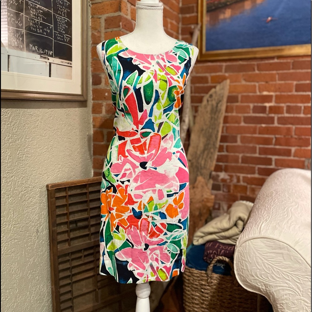 Beautiful Bright Bold Shift Dress - Gem